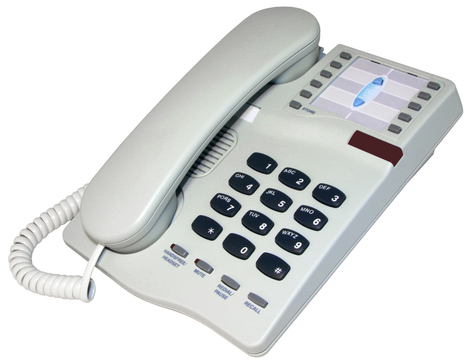 Interquartz IQ333 desk/wall telephone with Handsfree Speakerphone ...